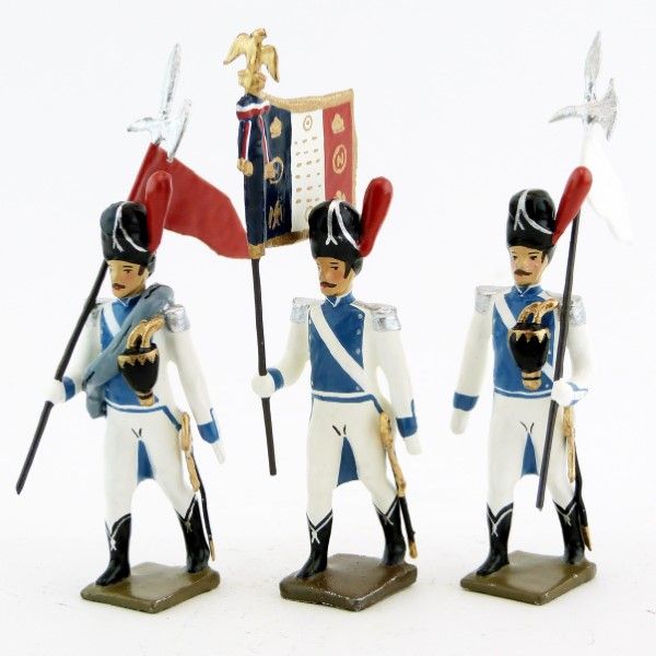 2e porte-aigle des grenadiers de Clèves et de Berg (1812) - Soldats de ...