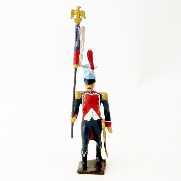 porte-drapeau de la Légion du Danube - Soldats de Plomb