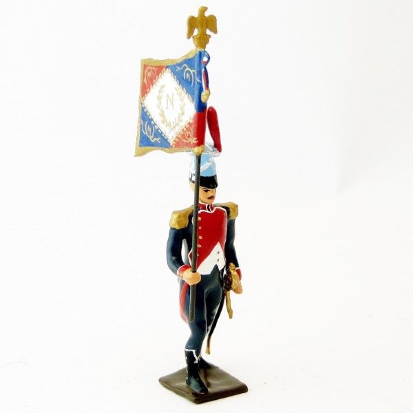 porte-drapeau de la Légion du Danube - Soldats de Plomb