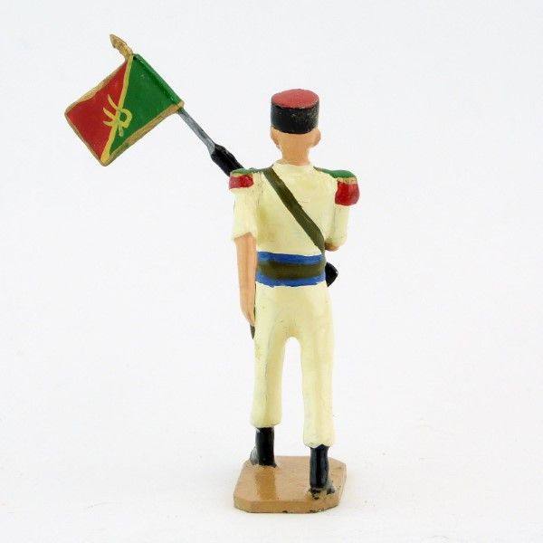 Porte fanion, tenue Sable - Légion Etrangère (S.E.A) - Soldats de Plomb