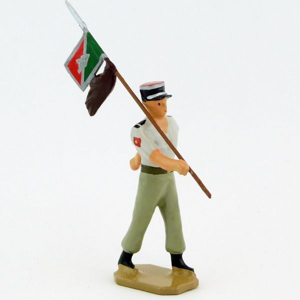 Porte fanion du 1er REC, tenue Terre de France - Légion Etrangère (S.E ...