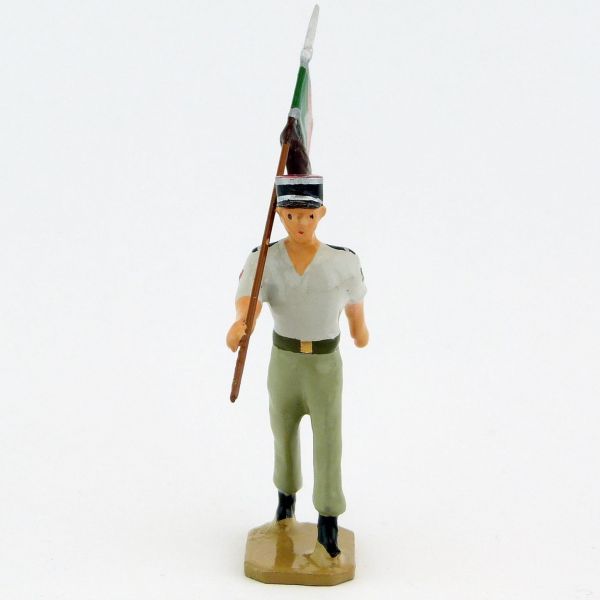 Porte fanion du 1er REC, tenue Terre de France - Légion Etrangère (S.E ...