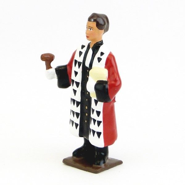 Juge (femme) sans toque - Soldats de Plomb